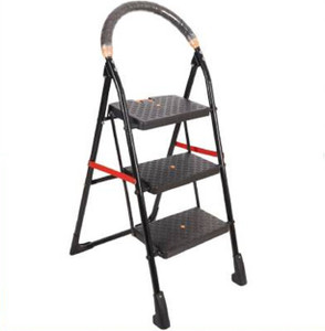 DPH 3 Step Foldable Ladder, Heavy duty, Durable, Safety Clutch Lock ...