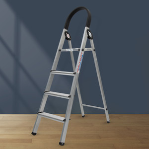 Plantex Wonder 4-Step Folding Ladder for Home with Advanced Locking ...