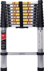 Aardwolf Quickfit Heavy Duty Aluminium Telescopic Extension Ladder 9.5 ...