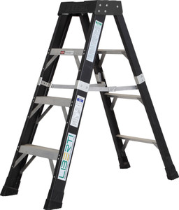 LIBERTI Liberti Special Duty Fiberglass Step Ladder with Tool Tray (4ft ...