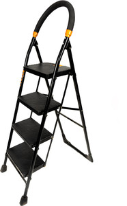 MadhavEn Foldable Step Ladder Safety-Clutch Lock Ribbed Knee Guard, Non ...