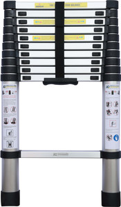 Aardwolf Quickfit Aluminium Telescopic Ladder 11 Step 10.5 (Ft) |Free ...