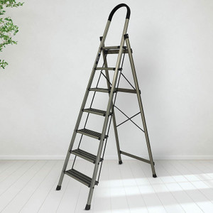 Impulse by Plantex Ladder for Home-Foldable Aluminium 7 Step Ladder ...