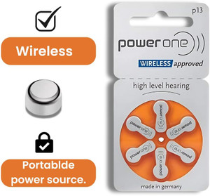 Power one P13 Hearing Aid Batteries – High Level Hearing, Wireless ...