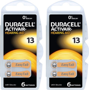 DURACELL Hearing Aid Batteries Size 13 Battery - DURACELL : Flipkart.com