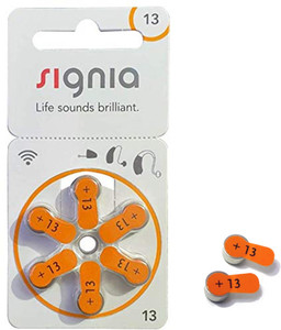 Siemens Size P13 1.45V PR48 Hearing Aid Battery - 1 Packet 6 Batteries ...