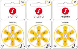 Balson P-10 Signia Hearing Aid Battery- -Pack 0f 3 Strip, Cell-no-10 ...