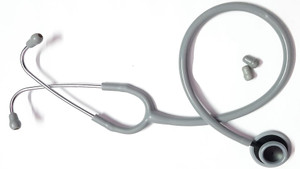 BIONIC VIEW SURGICAL Cardia Black & Grey Acoustic Stethoscope Acouatic ...