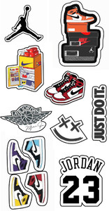 PHONE ANTICS 3.81 cm Jordan Themed Stickers | DIY Decoration | For ...