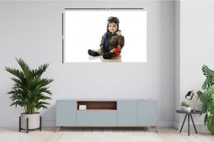 Sahaj Décor 80 cm Baby boy sitting poster for kidsroom,livingroom ...
