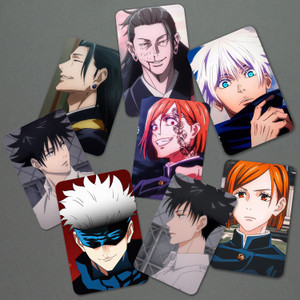 Niki Enterprises 9 cm Jujutsu Kaisen Anime Photocards (Set of 14 + 2 ...