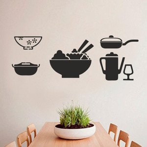 Xskin 140 cm Home food dining table wall, Wall Stickers Home Decor ...