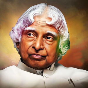 komstec 8 inch Dr. APJ Abdul Kalam Poster Home Décor Wall Art Office ...
