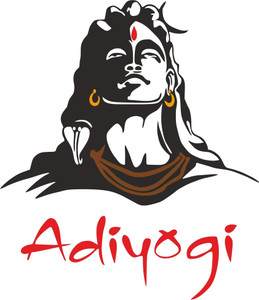 Saiii Designs 30 cm Multi Adiyogi Shiva sticker Self Adhesive Sticker ...