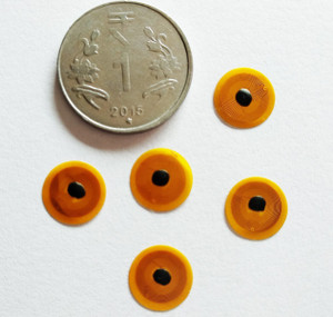 linqs Micro NFC Tag (Set of 4) | 144 Bytes NTAG213 chip | Readable ...