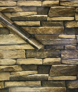 Flipkart SmartBuy 1000 cm Brick Stone Vinyl Self Adhesive Wallpaper ...