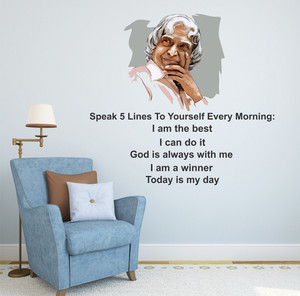 Flipkart SmartBuy 70 cm Dr.APJ Abdul Kalam Self Adhesive Sticker Price ...
