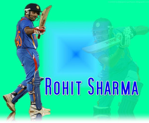 Online Collection 30.48 cm Rohit Sharma Sticker Poster, cricketer ...