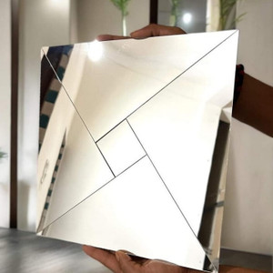Ansari Decor 30 cm Acrylic Mosaic Tile Mirror Self Adhesive Sticker ...