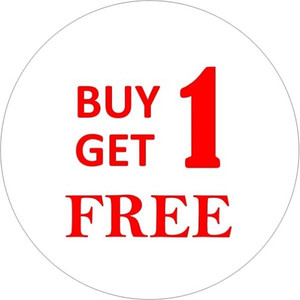 BlackDreams 5 cm 2 inch Buy 1 Get 1 Round Sticker/Labels (250 Stickers ...