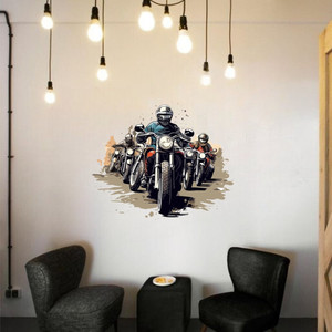 ArtistcDecals 56 cm Bike Wall Sticker Big size sticker, 3D sticker of ...