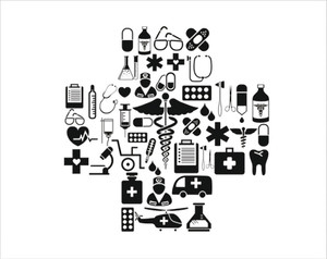 decoretivewlls 59 cm Medicine Hospital Symbol Clinic Doctor Nurse ...