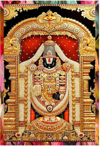 AK GRAPHICS 75 cm TIRUPATI BALAJI WALL STICCKER Self Adhesive Sticker ...