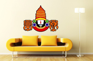 Walltech 50 cm Tirupati Balaji Self Adhesive Sticker Price in India ...