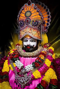 ShubhFly 47 cm Khatu Shyam Ji Wall Sticker Poster Khatu Shyam Baba ...