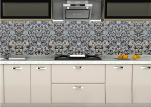 Flipkart SmartBuy 100 cm Multi Round Stone Self Adhesive Wallpaper ...