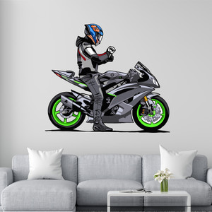 ArtfulDecals 24 inch Adorable Aesthetic BIKE Wall sticker for your Home ...