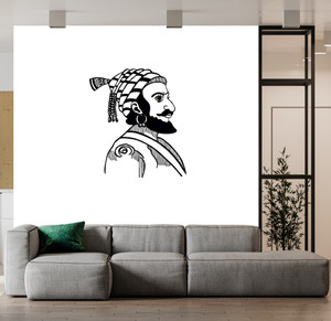 wallpics 24 inch Chhatrapati Shivaji Maharaj Wall Sticker cut5790-3 ...
