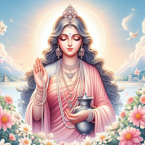 Ordershock 8 inch Maa Lakshmi Wall Sticker Poster For Home, House ...