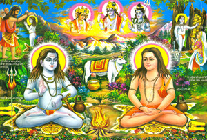 ShubhFly 47 cm Baba Balak Nath Poster Wall Sticker Himachali Baba ...