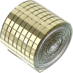 arkit 40 inch Self Adhesive 3D Mosaic Mirror Tiles Sticker,Square Glass ...