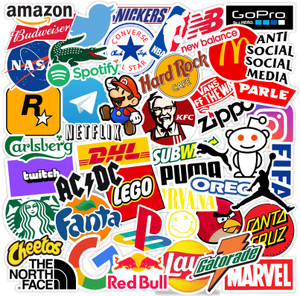 CodersParadise 3 cm Cool Aesthetic Vinyl Stickers for Mobile Phone ...