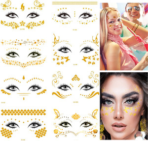 PALAY 8 cm Golden Face Sticker Self Adhesive Sticker Price in India ...