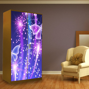 DECOR INDIA SOLUTION 24 cm Almirah Door Wallpaper Sticker (39 inch x 84 ...