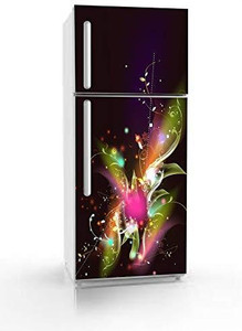 DreamKraft 160 cm Fridge Wallpaper/Poster Double Single Door(PVC Vinyl ...