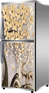 RKDigital Mart 160 cm Fridge Stickers Double Door Fridge Stickers ...