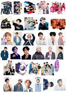 the bangtan stuff 3.81 cm BTS STICKERS PACK Removable Sticker Price in ...