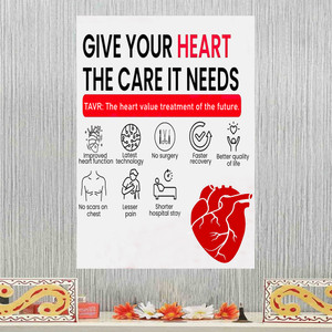 Emo 116.1288 cm Cardiology Heart Specialist Wall Poster ,Sticker, High ...