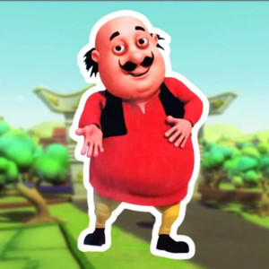 Partywala 44 cm Motu Patlu Theme Cut Outs (Motu) Reusable Sticker Price ...