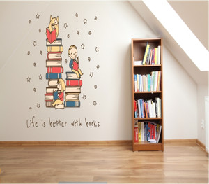 Wallzone 75 cm Kids Library|Schools|Education|Learning Removable ...