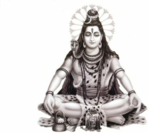 Online Collection 30.48 cm shiv ji Sticker Poster, God Shiva Poster ...