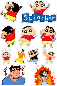 sethienterprise 4 cm SHINCHAN STICKER for Laptop/Mobile/Mobile/Journal ...