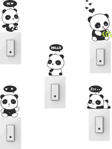Happy Walls 35 cm Cutie baby panda switchboard stickers Self Adhesive ...
