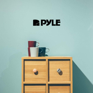 Xskin 29 cm Pyle Audio Logo Wall Decals Easy to Apply Self Adhesive ...