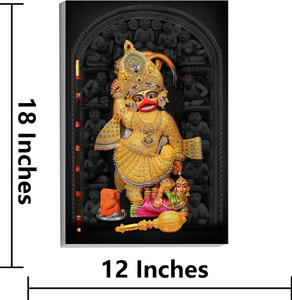 Ordershock 18 inch Salangpur Golden Hanuman Ji Maharaj Photo Wall ...