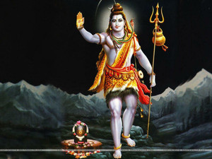 Online Collections 30.48 cm shiv ji Sticker Poster, God Shiva Poster ...